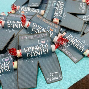 Smarty Pants Kids Valentines, Smarties Candy, Funny Treat for Kids to ...