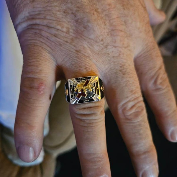 Past Master Ring Signet Ring Masonic Freemason Jewelry Master Mason ...