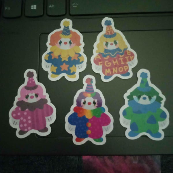 Holographic Clowns Sticker Pack! - Etsy