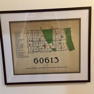 Chicago Zipcode 60634 Poster, 2024 Map. Vintage Map Design, Wall Art ...