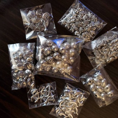 12 Small Paw Print Connectors Charms Bracelet Earring Findings Silver ...