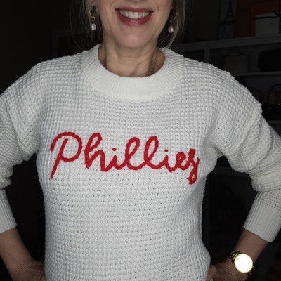 Custom Hand Embroidered Football Baby or Toddler Sweater - Etsy