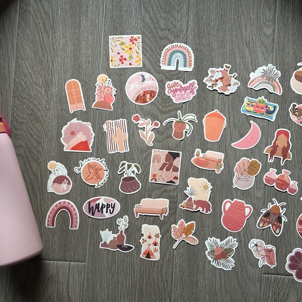 50pcs Vintage Around the World Landmark Stamp Art Sticker Pack for ...