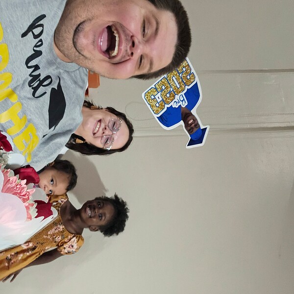 Graduation Fans, Gradfans, Head on a Stick, Custom Face Fans With ...