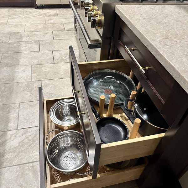 Custom Kitchen Drawer Organizer for Utensils Organizer for Silverware ...