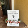Personalized Flower Box Sign for Events, Baby Shower Welcome Sign ...