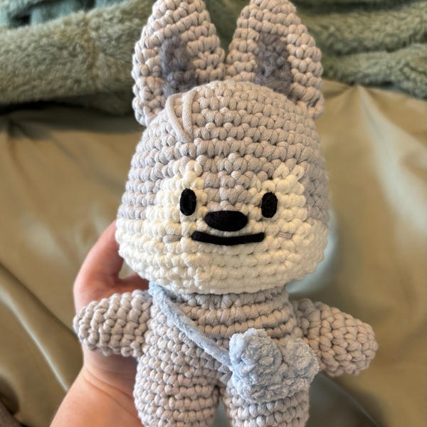 Baby Wolf Chan SKZOO Amigurumi Crochet Pattern PDF - Etsy UK