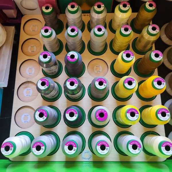 Isacord Spool Stickers | Embroidery Thread | Spool Sticker | Easy-to ...