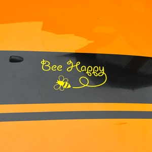 Bee Happy Car Stickers 2 Pack Car Decals in a Bee Happy Design With ...