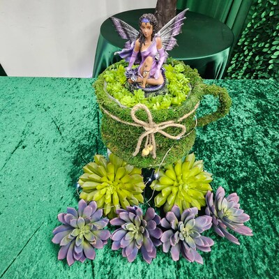 Colorful Linda Biggs balance 4 X 5 Circular Fairy Sticker, Yoga and ...