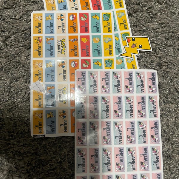 Gamer Stickers Waterproof Clear Overlay School Supplies, Super Mario ...