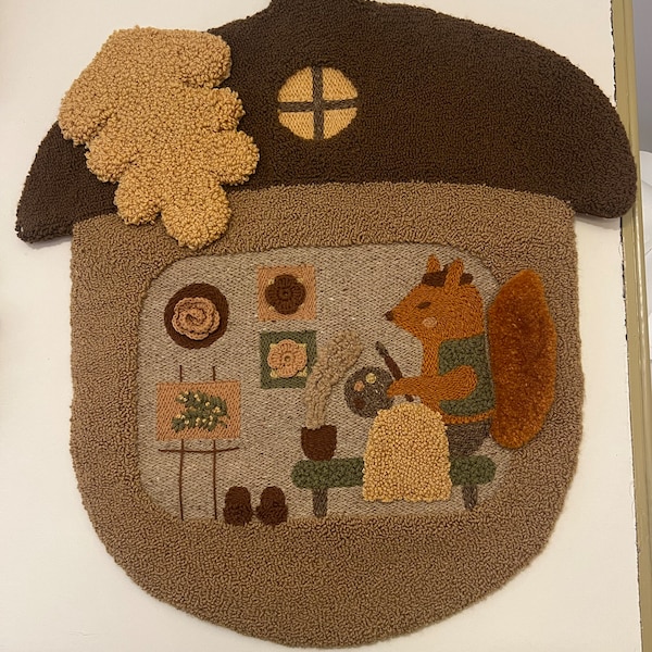 Embroidered Ivory Moon - Etsy