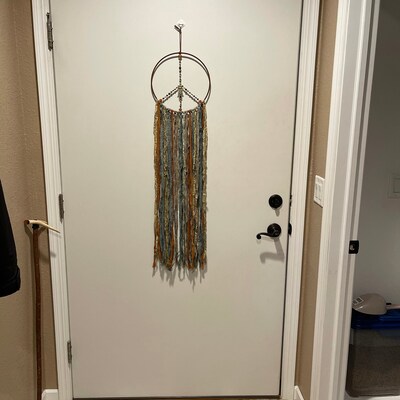 Bee, Farmhouse, Boho, Peace Sign Wreath, Bee Decor, Bee Gift, Wall ...