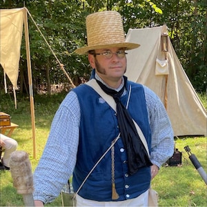 Longhunter's Hat for Reenactors Heavy Wool With Wool - Etsy