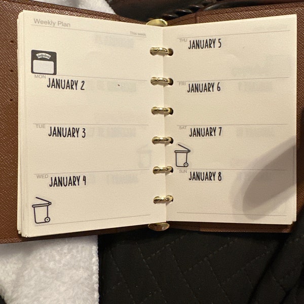 Monthly Days Stickers | 1-31 (varies by Month) Stickers | 3.5 X 5 ...