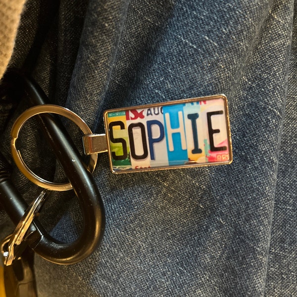 Custom UK Keychain License Plate Car Keyring United Kingdom, Britain ...