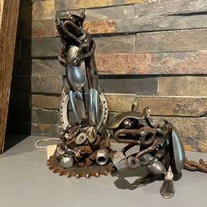 Angry Angler Scrap Metal Sculpture - Etsy