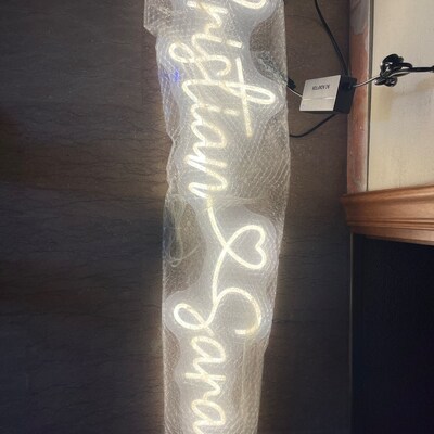 Mis Quince Años Crown Neon Sign, Custom 15th Birthday LED Neon Light ...