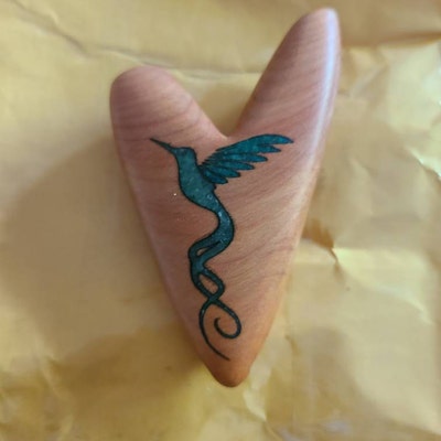 Handcarved Jaguar Kuripe Single Block Self Applicator, Hapeh Applicator ...