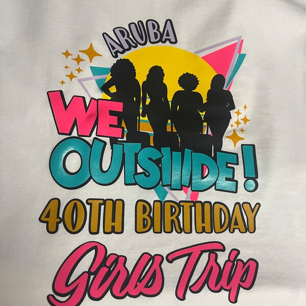 We Outside Girls Trip 2021 SVG, Dxf, Png, and Eps Digital Cut File - Etsy