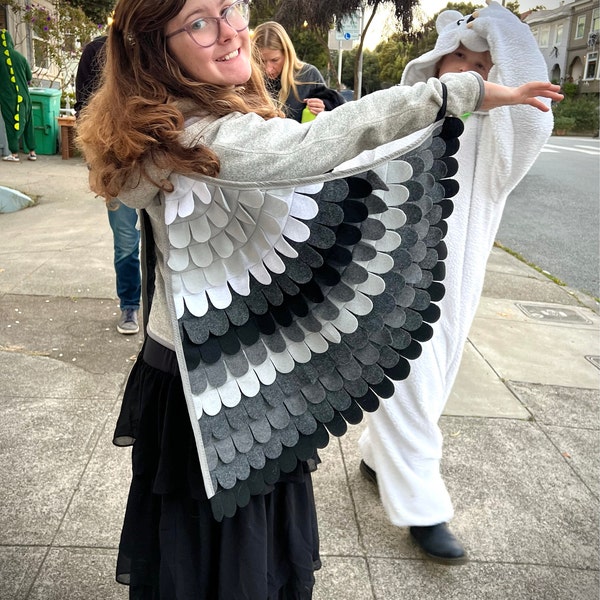 Red Rainbow Alicorn Costume Set, 3 Piece / Magical Horn, Flappable ...