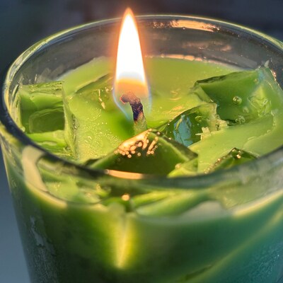 Cloud Candle Gel Wax Candles Gel Candle Handmade Gift Blue Sky Candle ...