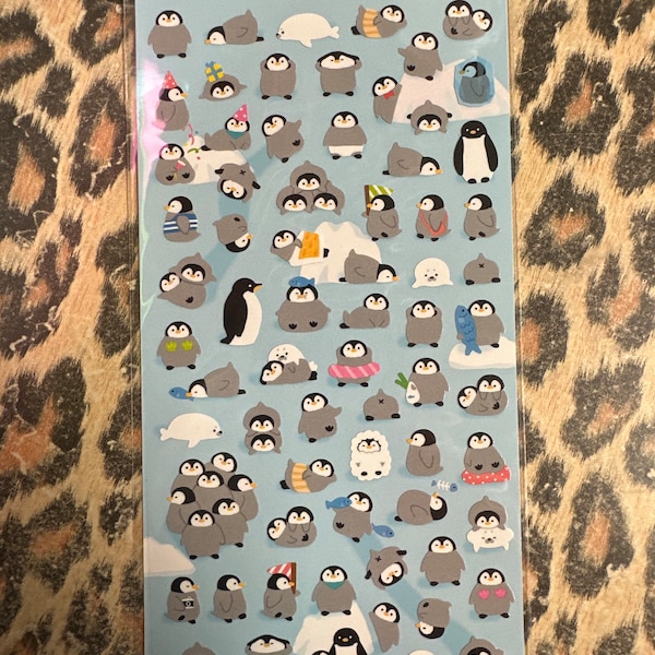 Restocked Sticker - Polar Penguins - 1 Pc - Etsy