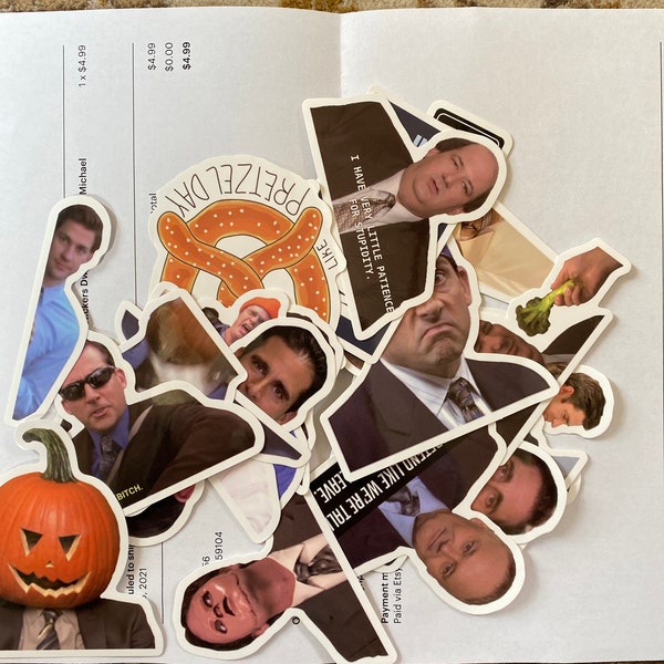 20 the Office Show Stickers Dwight Jim Stanley Michael Creed and More ...