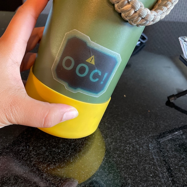 SVSSS MXTX OOC! Transparent Warning Sticker - Etsy