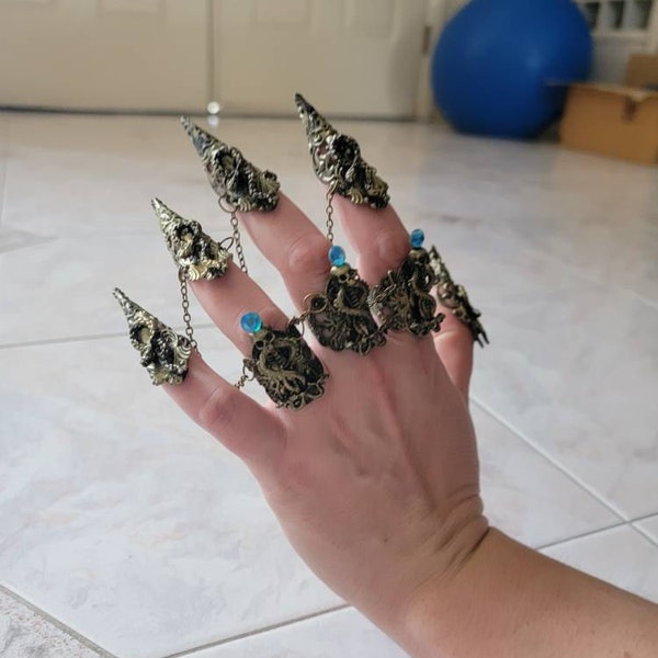 Made to Order / Medusa Snake Finger Armor, Cosplay Costume, Cleopatra ...