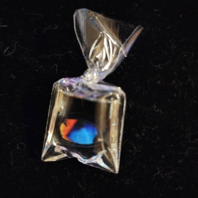 2952mm Cartoon Animal Fish Charm Resin Colorul Water Bag Fish Charms ...