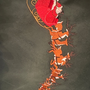 Santa Machine Embroidery Design - Etsy