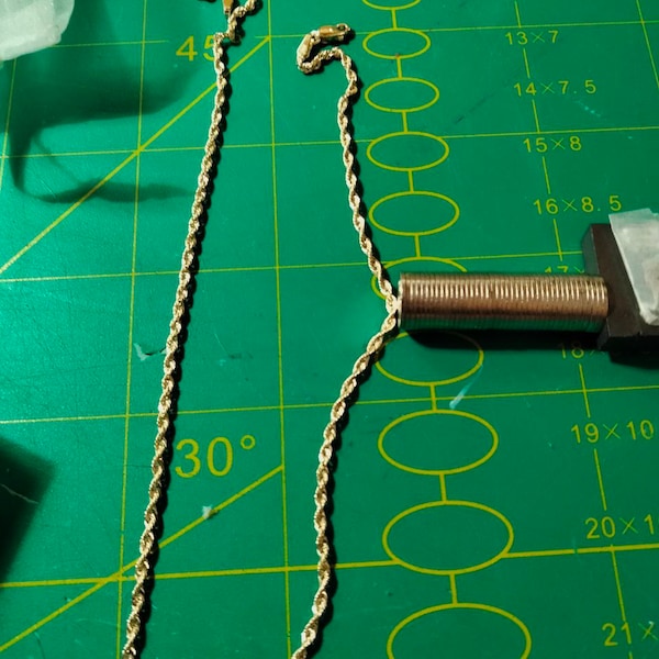 10K Yellow Gold Diamond Cut Rope Chain Necklace (1.5mm-4.5mm) - Etsy