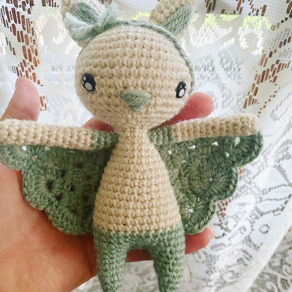 Chloe Crochet Bat Pattern, Amigurumi Bat, Crochet Bat PDF, Amigurumi ...