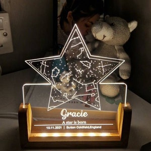 Personalized Star Map Anniversary Gift 1st Anniversary Celestial Map ...