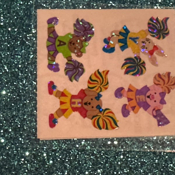 Vintage Rare Sandylion Pierrot Clown Stickers - Etsy