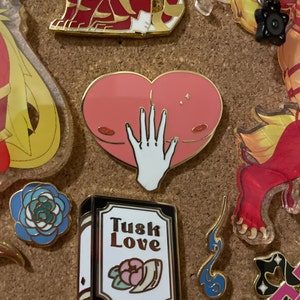 Pastel Pink Pop-up Retro Enamel Pin - Etsy