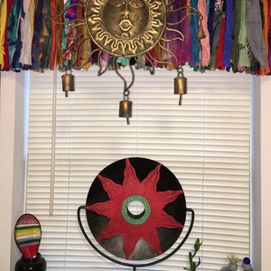 Bohemian Rag Chop Valance | Etsy