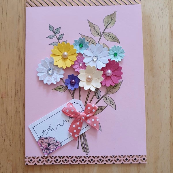 Mixed Flowers Papercraft Embellishments Scrapbooking Ephemera Card ...