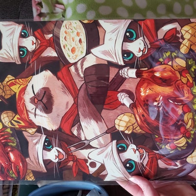 Meowscular Chef 11x17 Print Monster Hunter World Palico Fan Art - Etsy