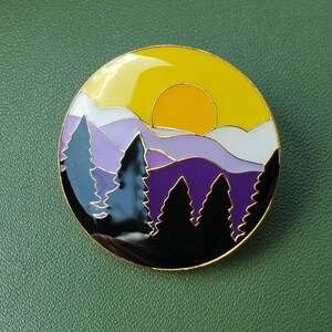 Subtle Nonbinary Flag Enamel Pin Mountain Pin Pride Pin Enamel Cute Pin Set Pins Laple Pin Hard ...