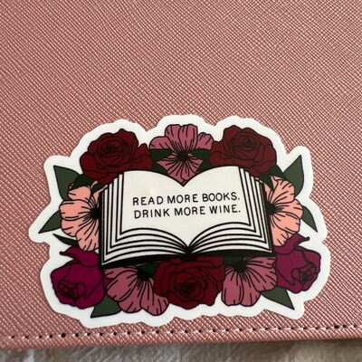 All I Need is a Strong Cup Coffee and a Good Book Sticker Bookish ...
