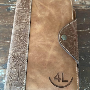 PERSONALIZED Leather Barrel Rest & Protector, Competition Trap Shooting ...