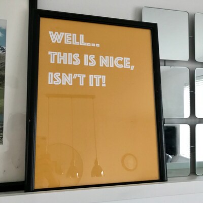 Custom Quote Print, Phrase, Song Lyrics, Poem, Personalised Birthday ...