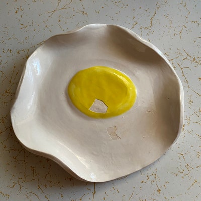 Ceramic Toast Plate Set - Etsy