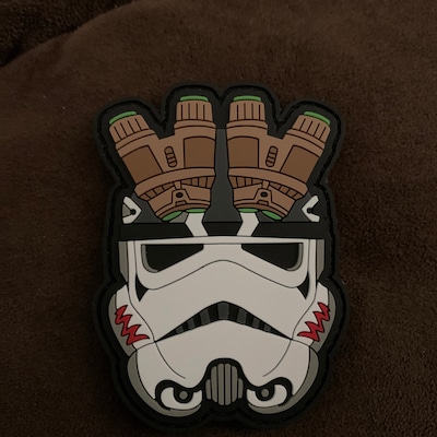 Ranger Trooper Helmet PVC Patch - Etsy