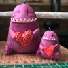 Love Monster in 2 Sizes PDF Sewing Pattern and Tutorial step-by-step ...