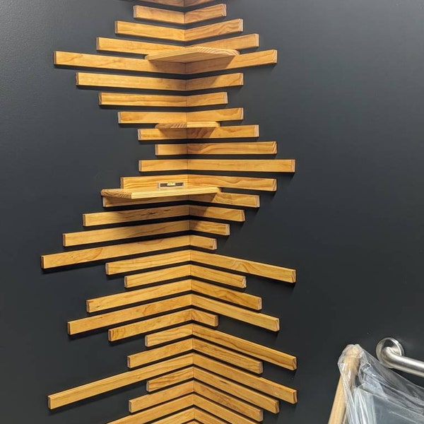 Wall Shelf, Wood, Shelves, Accent Wall, Panel, Woodlines, Feature, DIY ...