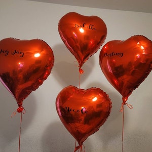 Customized Vinyl Decal for Balloons, Personalized Balloon Decals ...