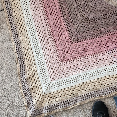 CROCHET PATTERN Rose Sienna Triangle Shawl Written Pattern Instant PDF ...